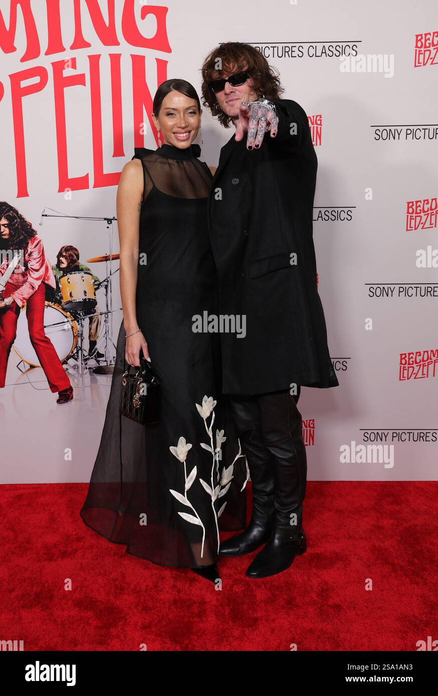 Hollywood, Ca. 27th Jan, 2025. Jager Henry Bonham, Rosalie Jackson at ...