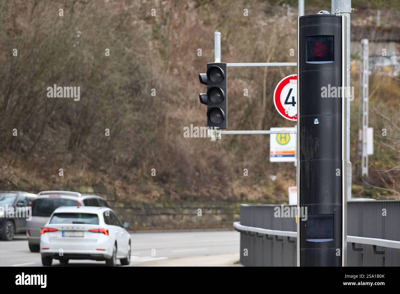 Stuttgart, Baden-Württemberg, Germany - January 23, 2025: A modern ...