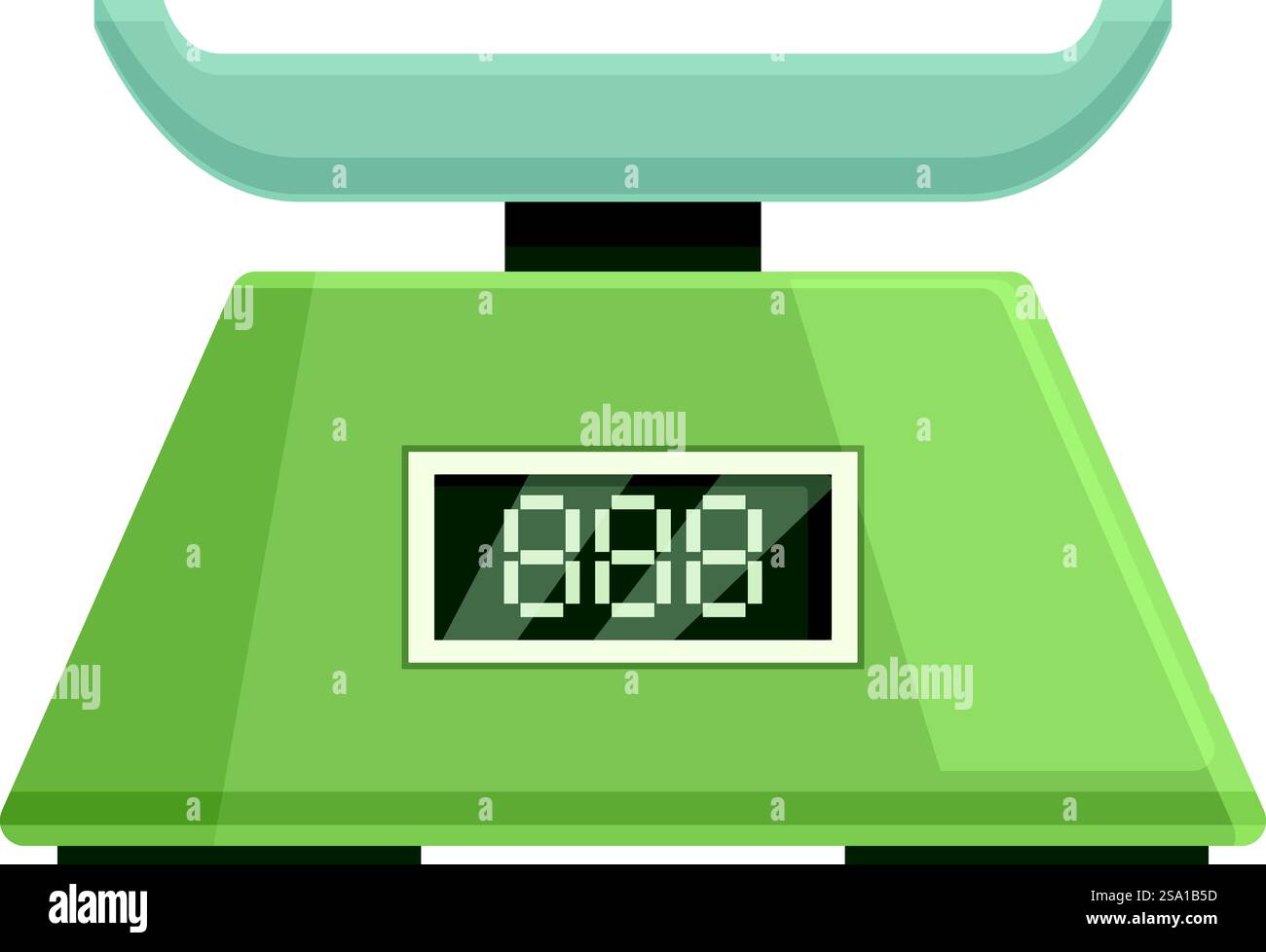 Digital screen scales icon cartoon vector. Domestic product. Tool ...