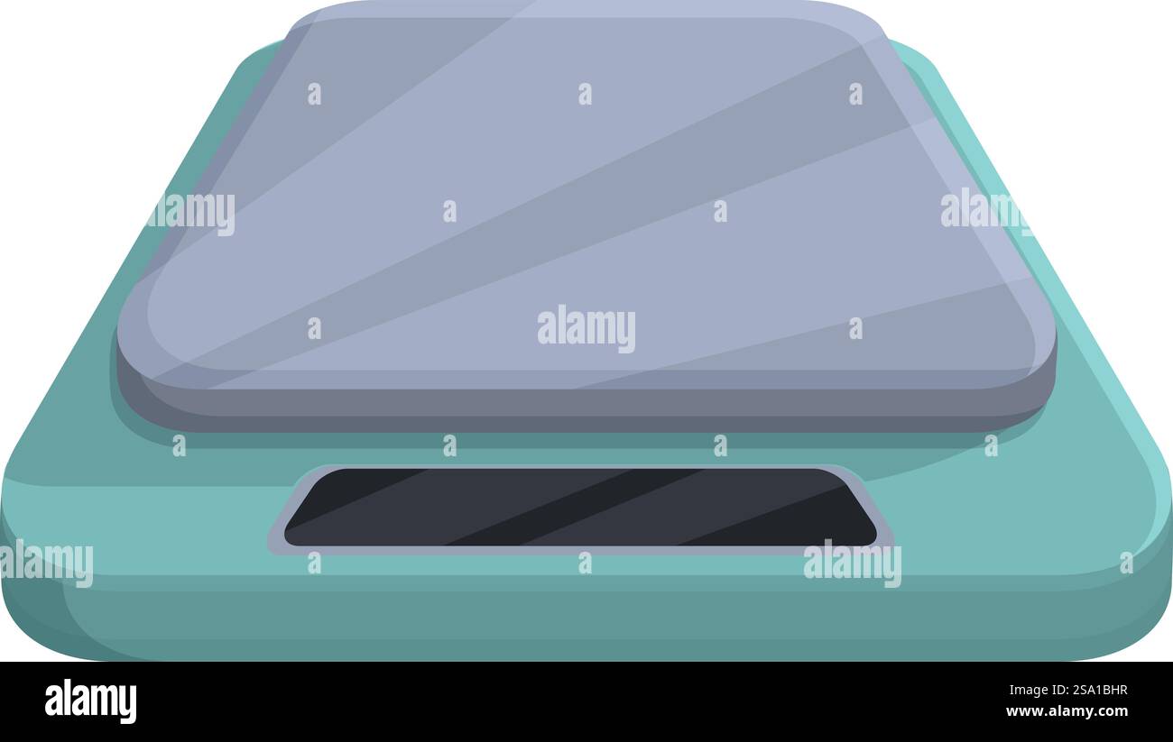 Device cooking scales icon cartoon vector. Mass cake. Measure balance ...
