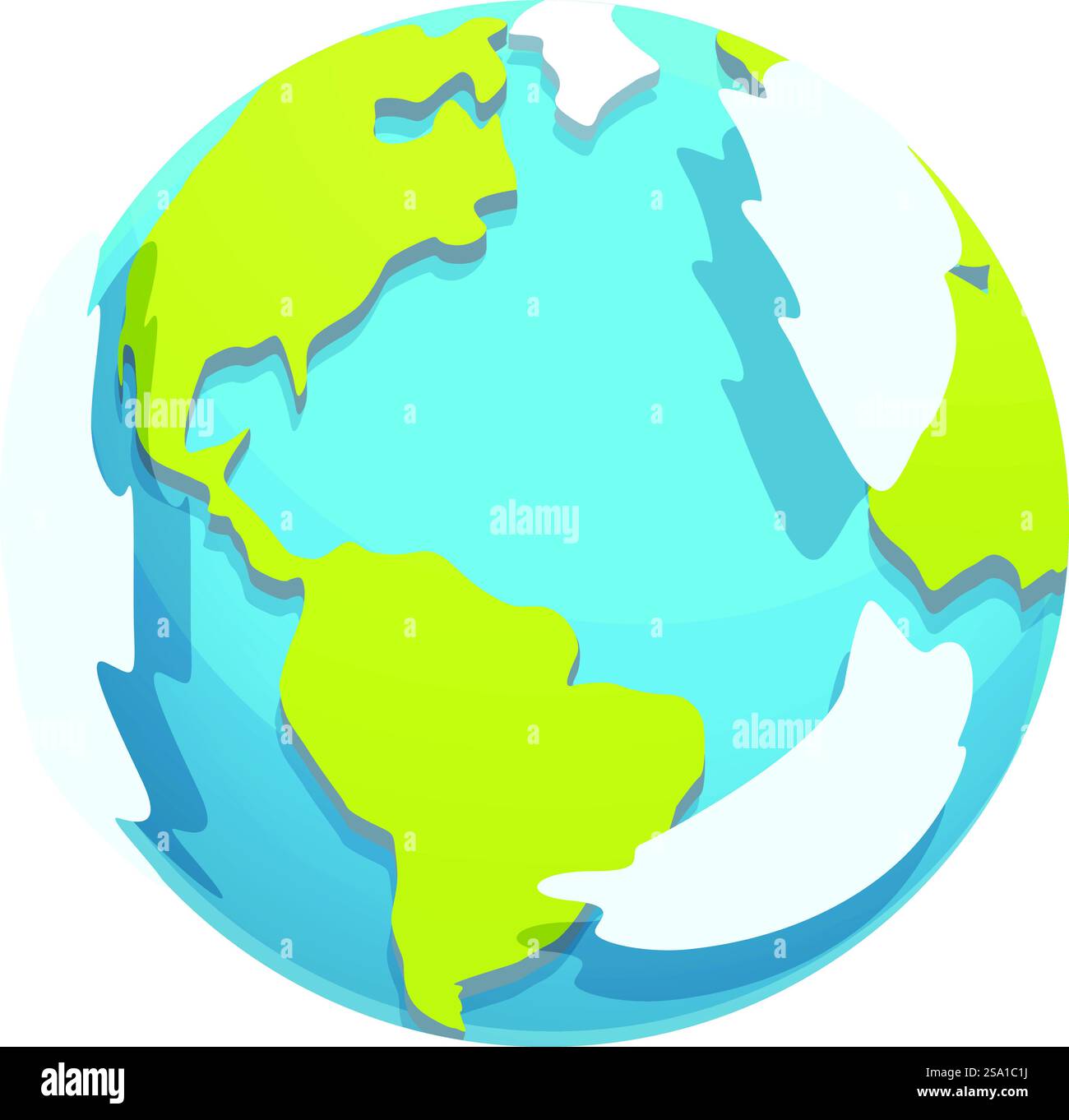 Continent globe map icon cartoon vector. International travel ...