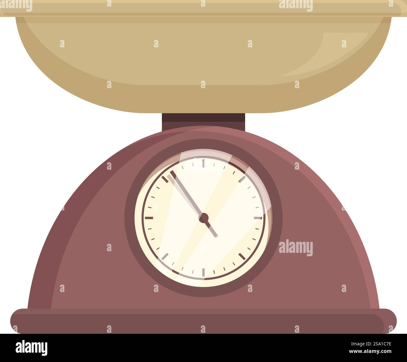 Scales equipment icon cartoon vector. Utensil compare. Equal mechanical ...