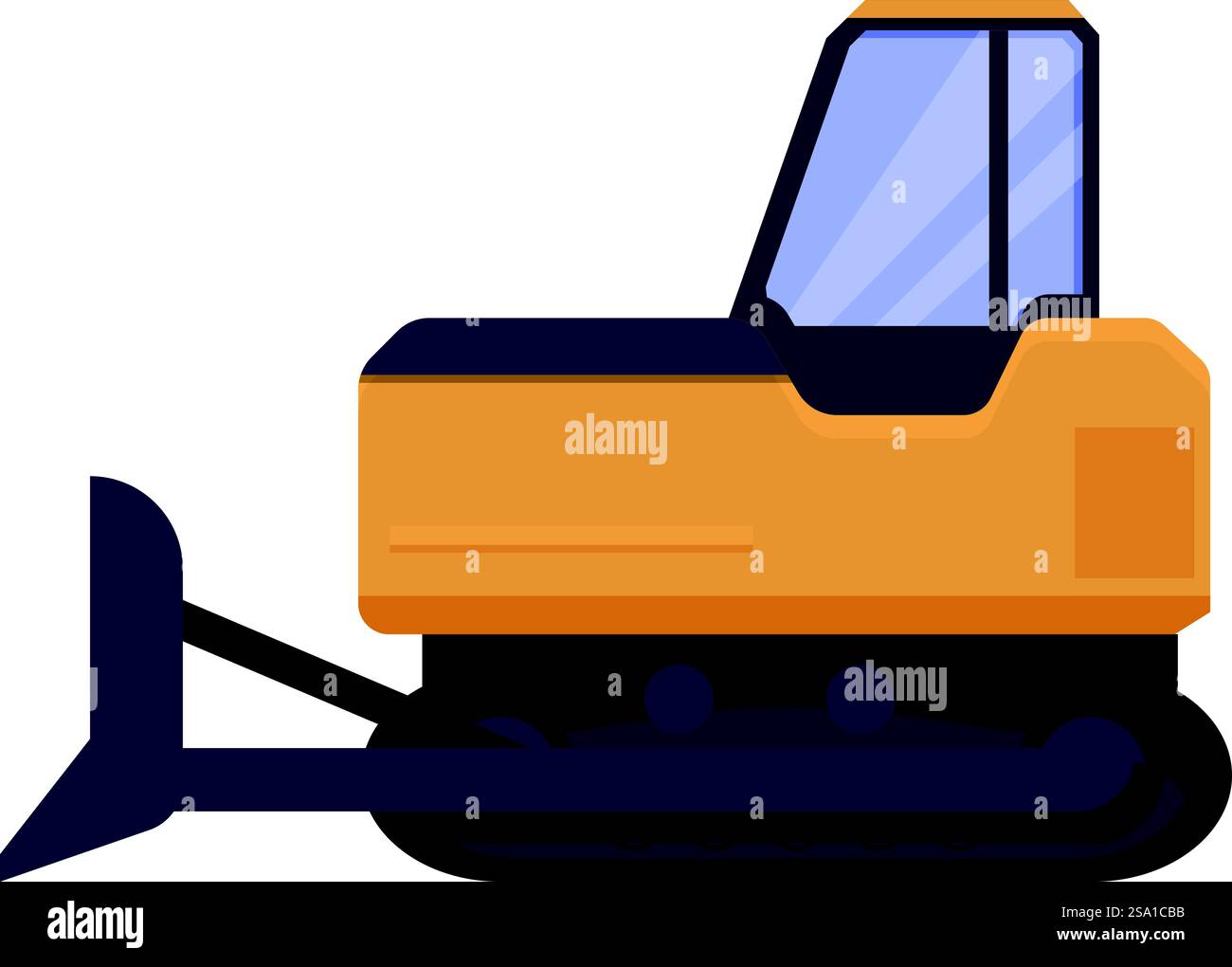 Metal crawler icon cartoon vector. Machinery car. Machine excavator ...