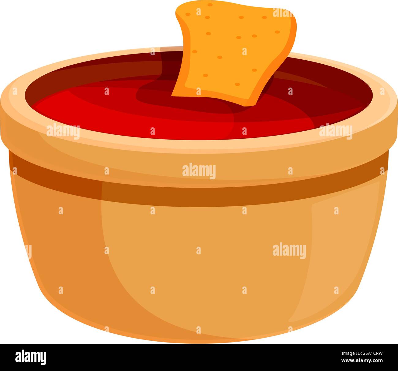 Soup nachos icon cartoon vector. Mexican hot food. Corn taco. Soup ...