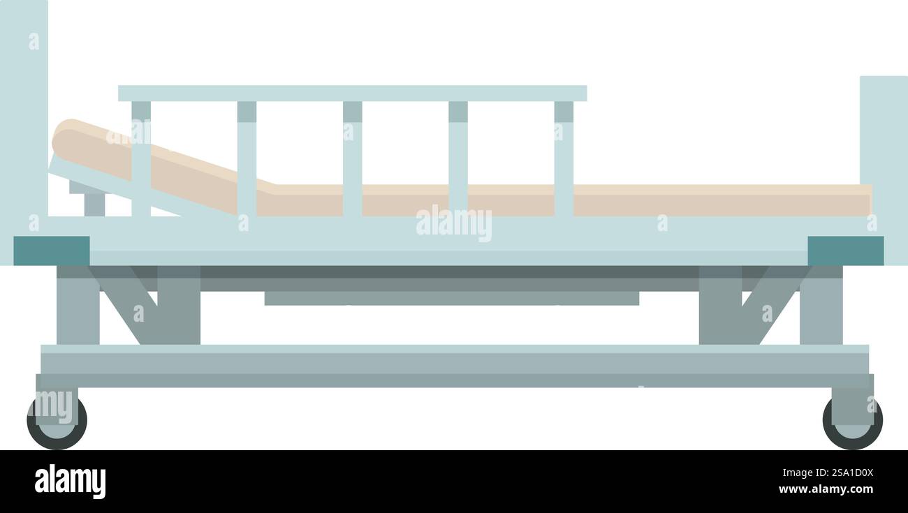 Doctor surgery bed icon cartoon vector. Hospital equipment. Sick care ...