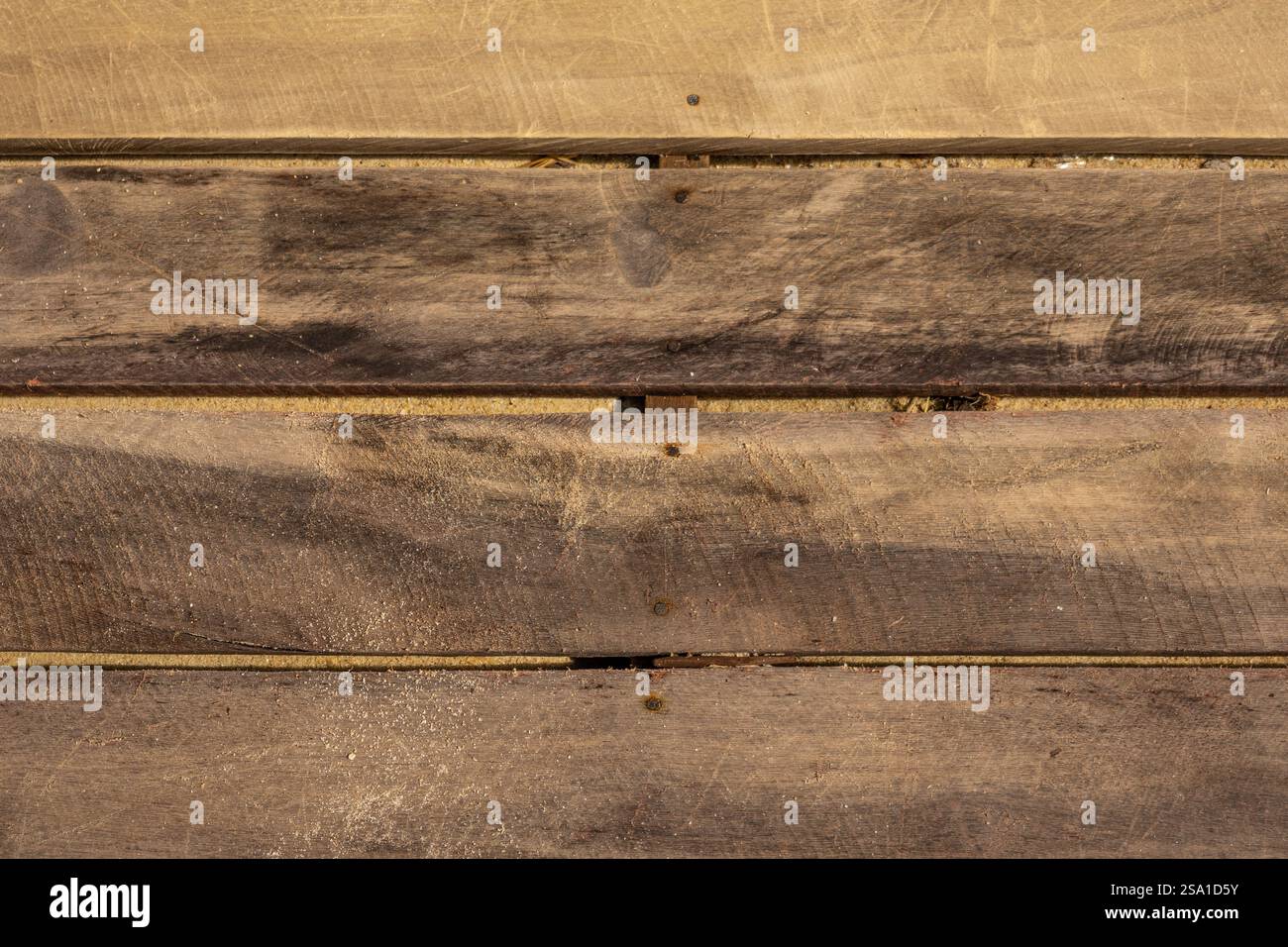 Background of wooden boards with texture and natural defects, aged wood ...
