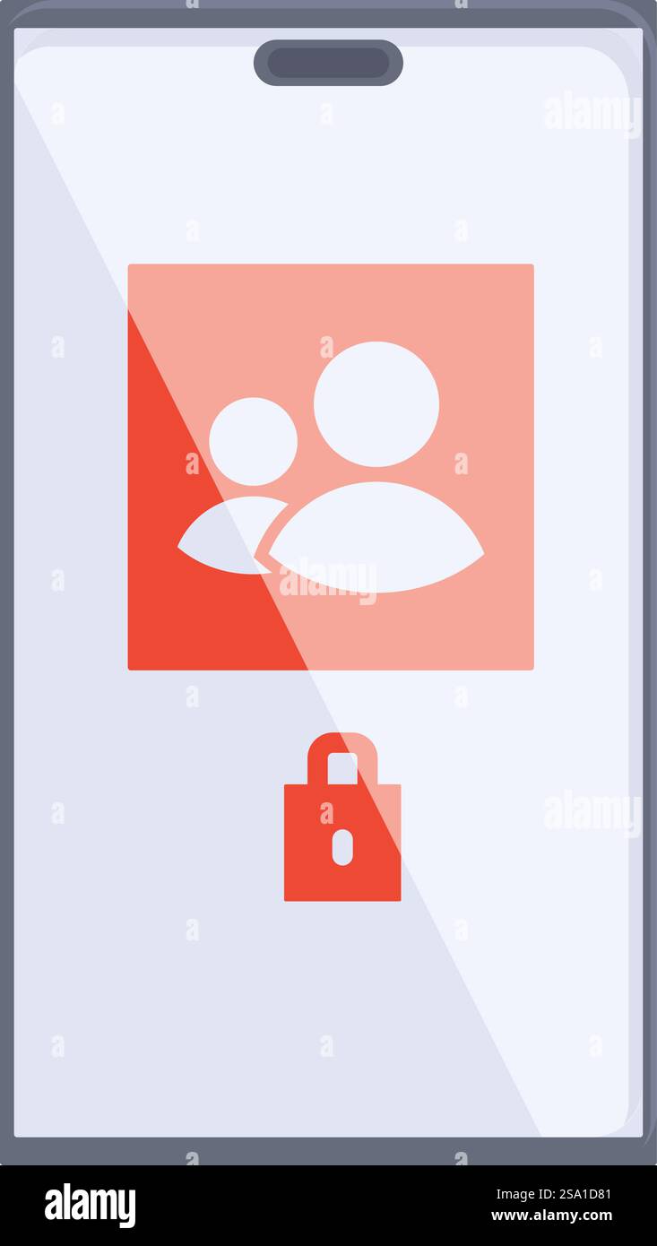 Remote phone control icon cartoon vector. Child security. Parental care ...