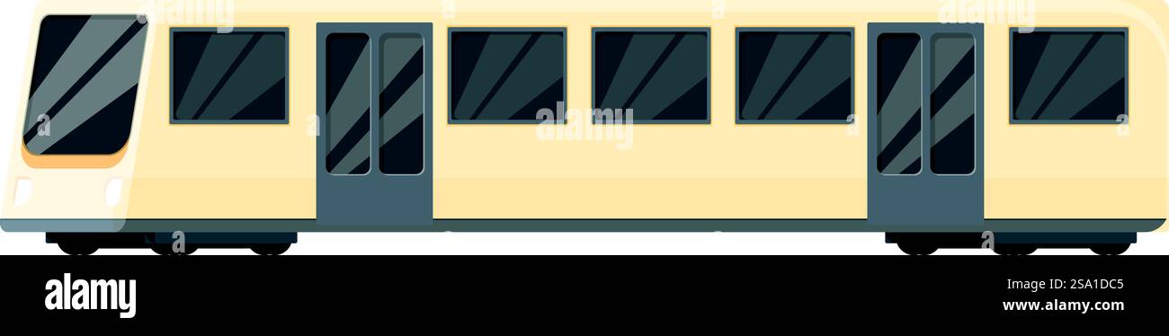 Metro train icon cartoon vector. Depot electric. Service navigation map ...