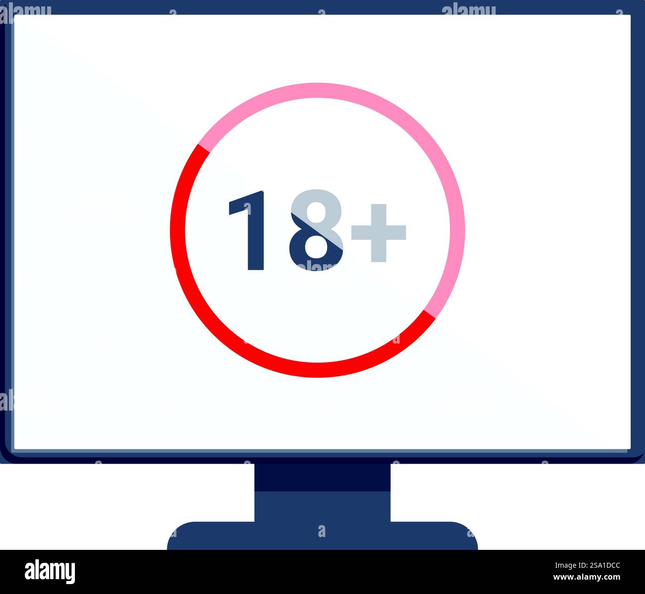 Control age children icon cartoon vector. Parental control. Computer access. Control age ...