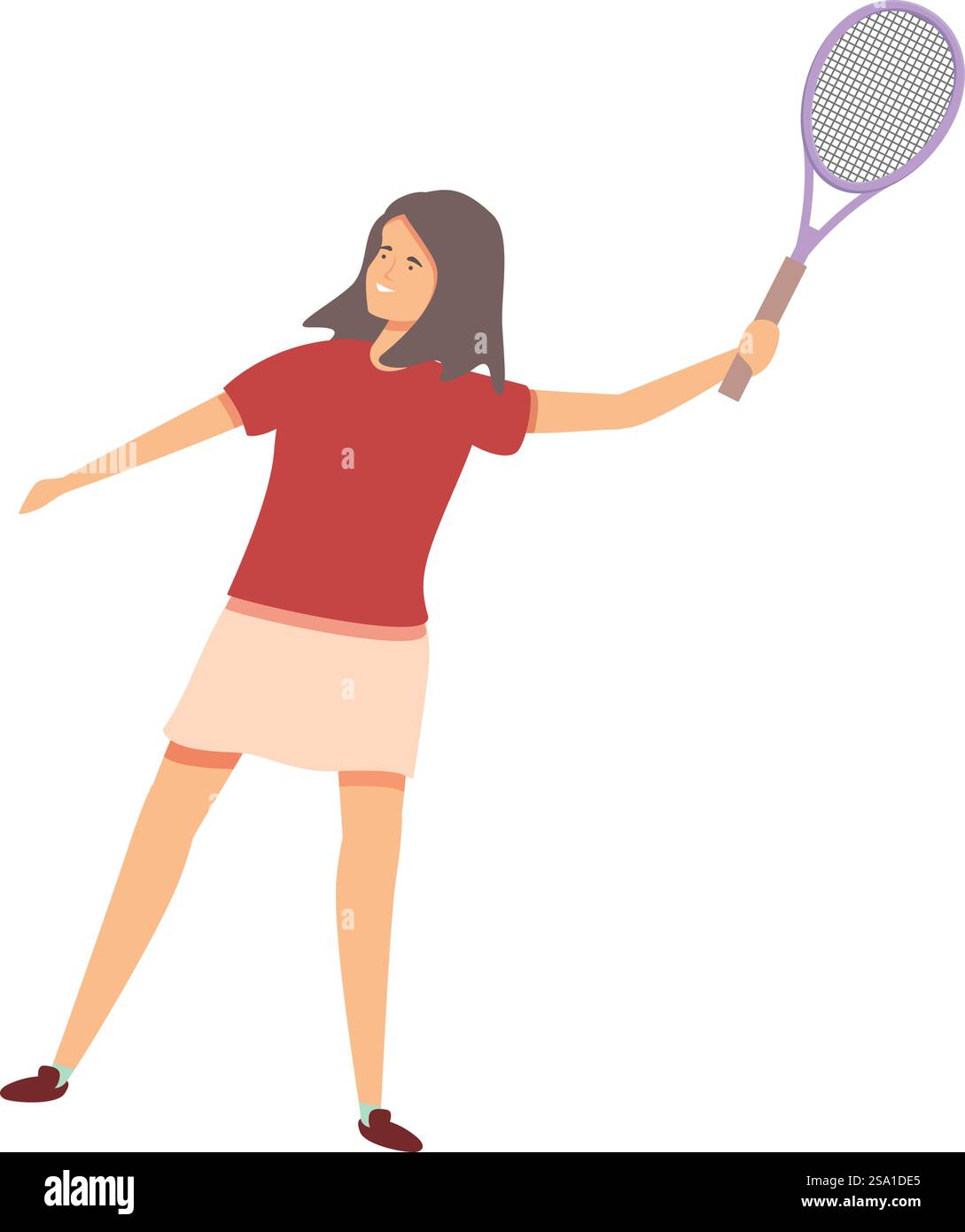 Tennis player icon cartoon vector. Sport athlete. Court game racket ...