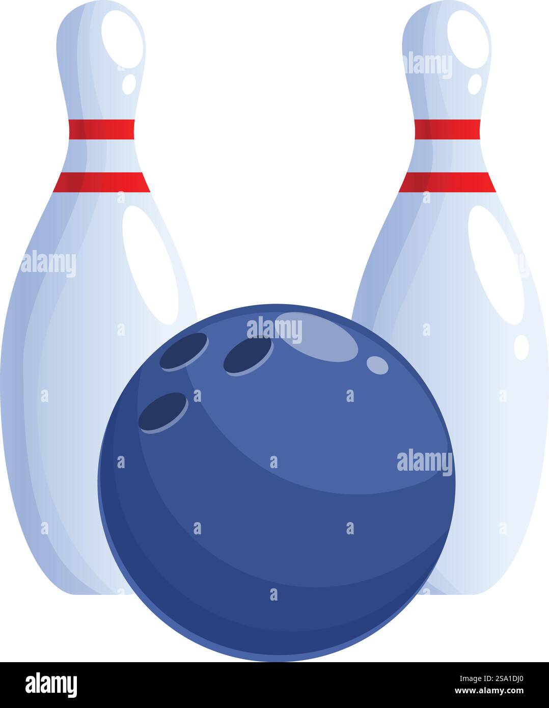 Sport ball bowling icon cartoon vector. Target win. Design team event ...