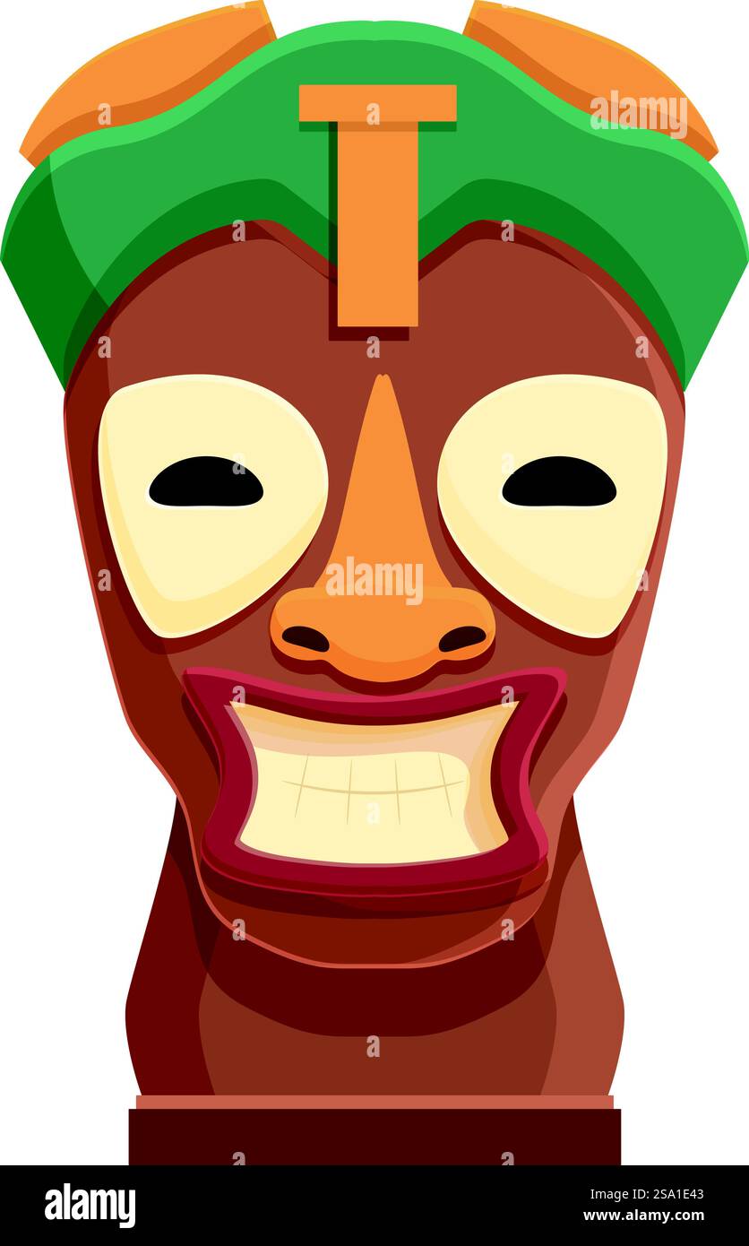 Culture art totem icon cartoon vector. Altar aztec idol. Canada shaman ...