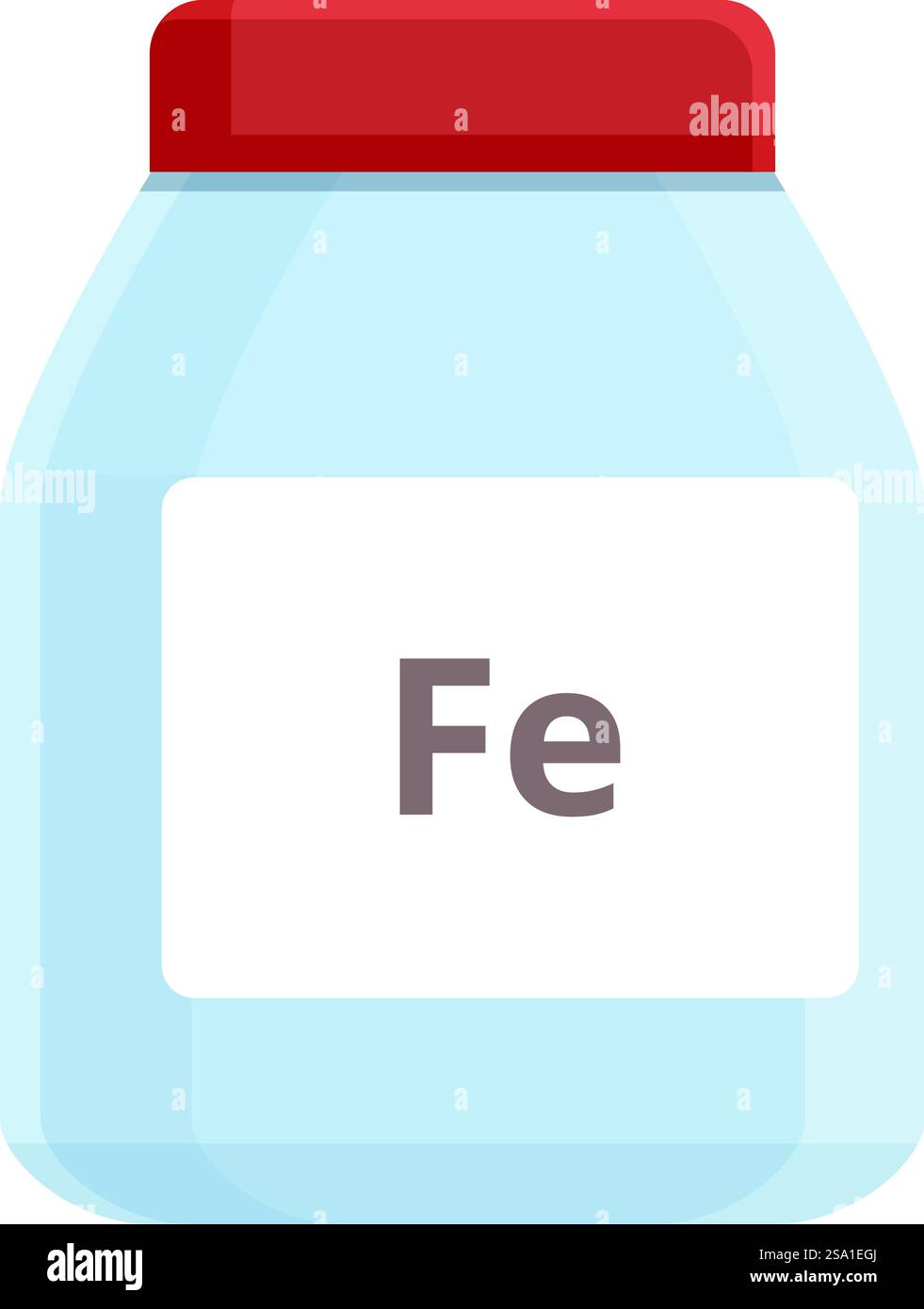 Fe dietary supplement icon cartoon vector. Capsule protein. Detox diet ...