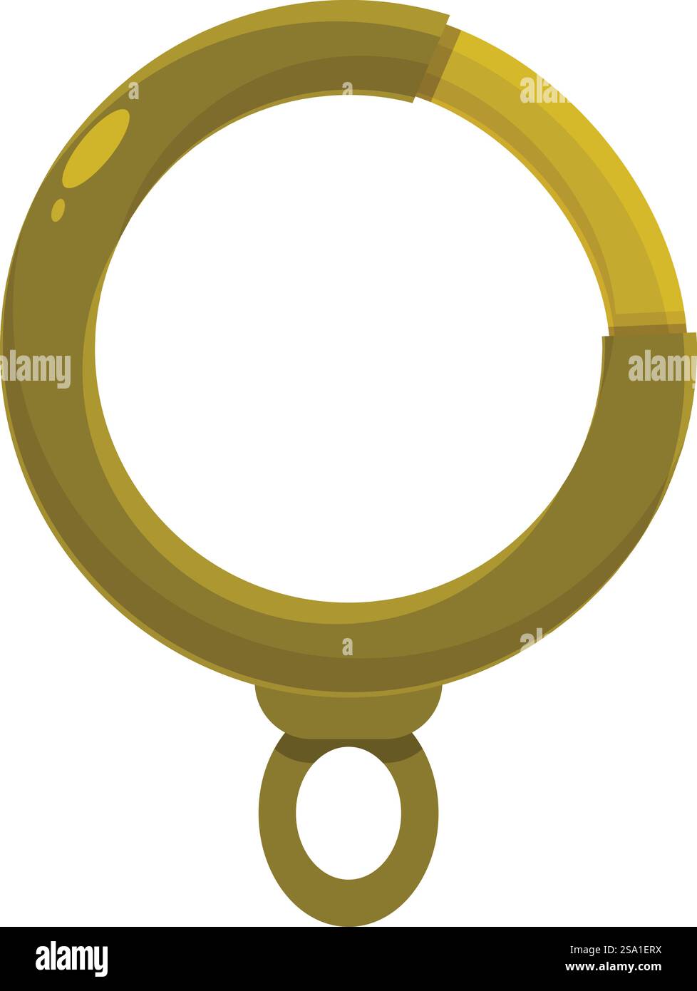 Safety ring clip icon cartoon vector. Security adventure. Safety metal ...