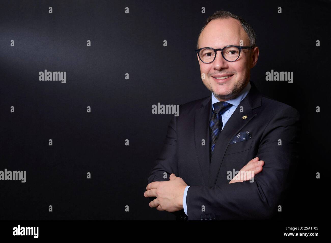 The Head of the Government of Andorra, Xavier Espot, poses for Europa ...