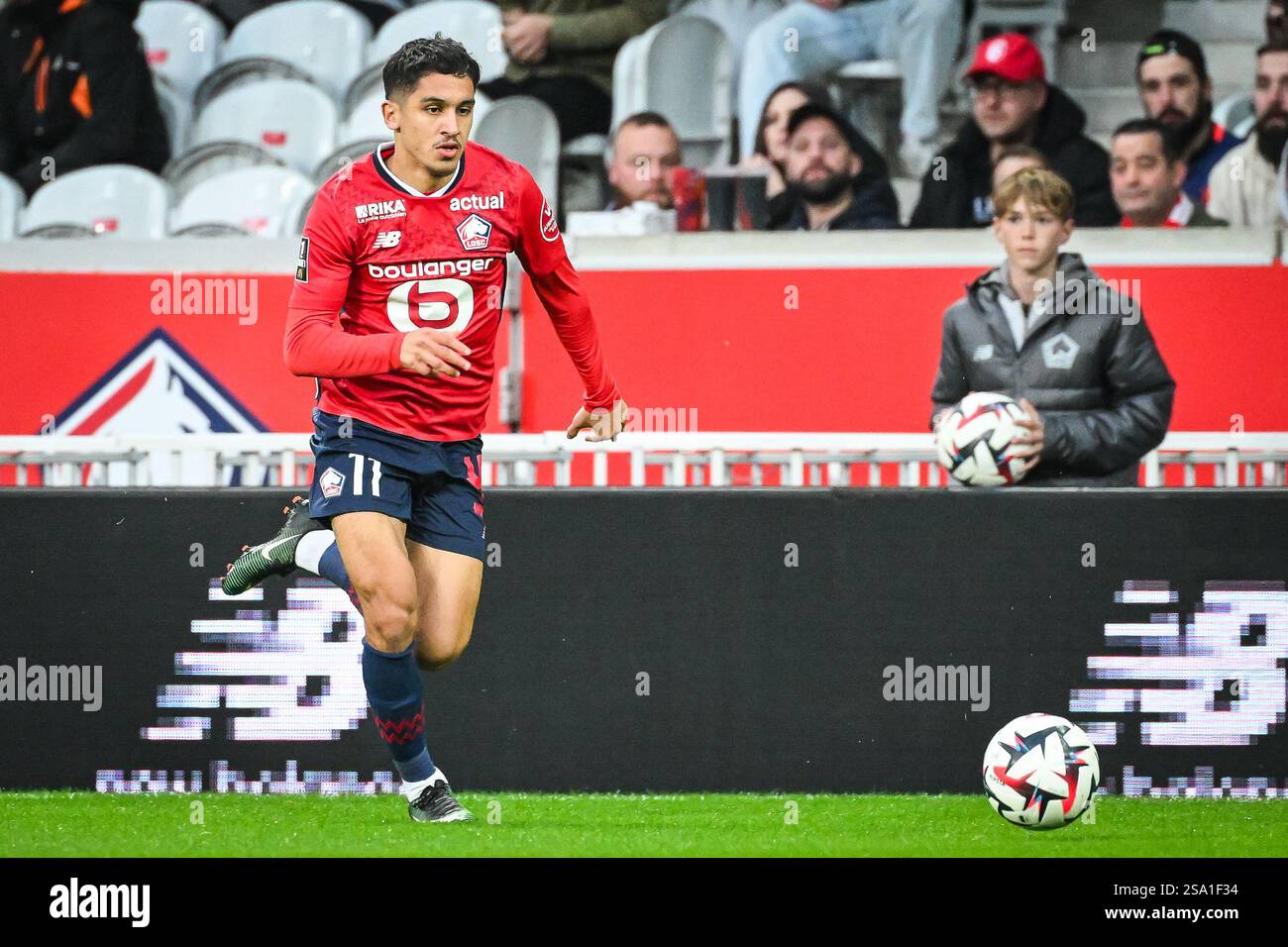 Osame SAHRAOUI of Lille during the French championship Ligue 1 football ...
