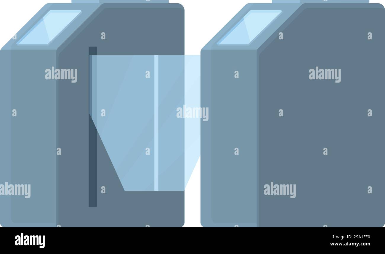 Glass subway station icon cartoon vector. Depot carriage. Vehicle ...