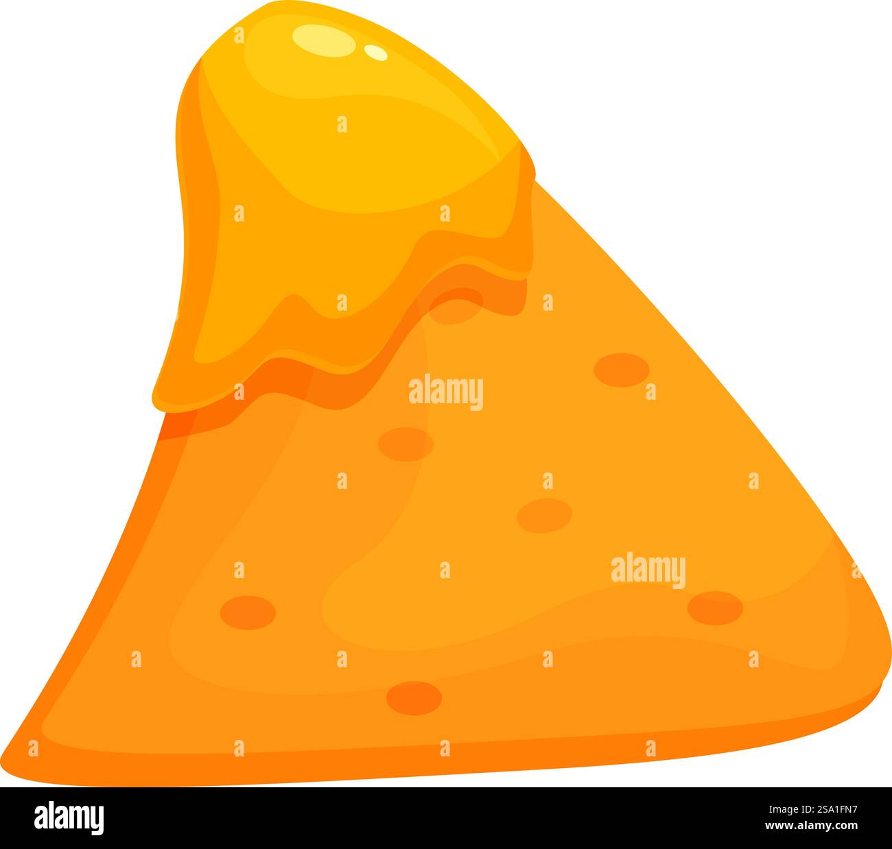 Mustard sauce nachos icon cartoon vector. Food delicious. National ...