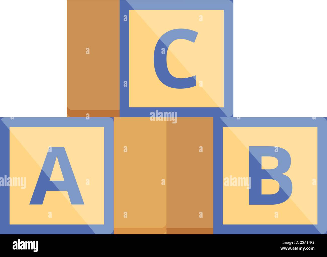 Wooden blocks icon cartoon vector. Castle build dice. Game play piece ... Wooden blocks icon cartoon vector. Castle build dice. Game play piece ...