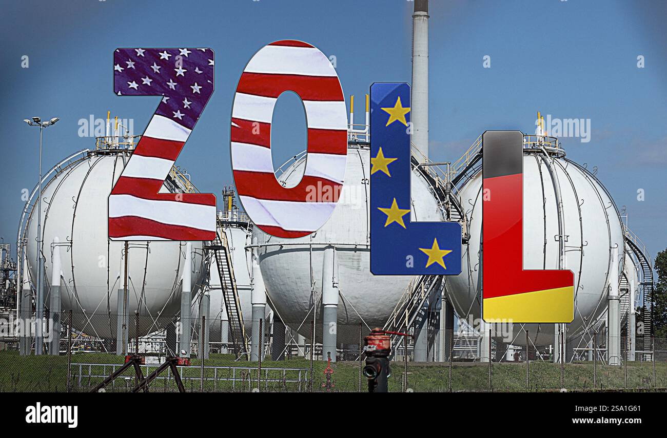 Symbolic image, EU and Germany under political pressure, industry ...