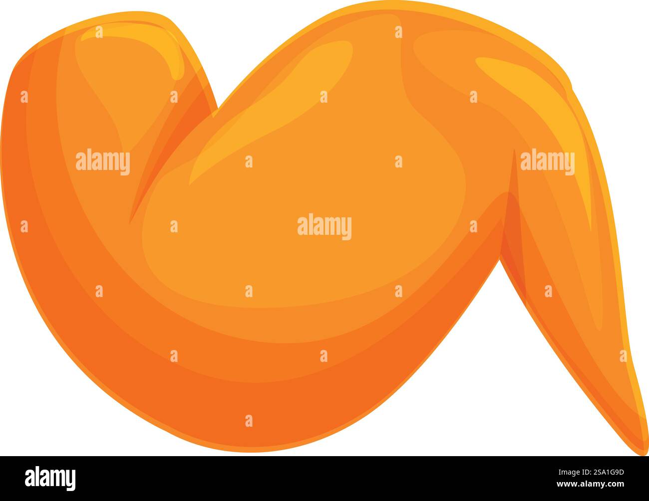 Recipe chicken wings icon cartoon vector. Restaurant bucket. Food box ...