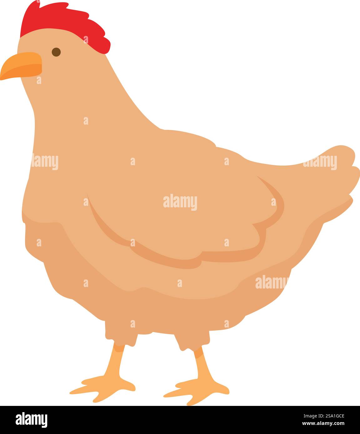 Land nature icon cartoon vector. Food worker farm. Egg factory. Land ...