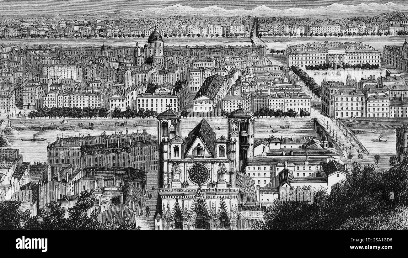 View one side city Black and White Stock Photos & Images - Alamy