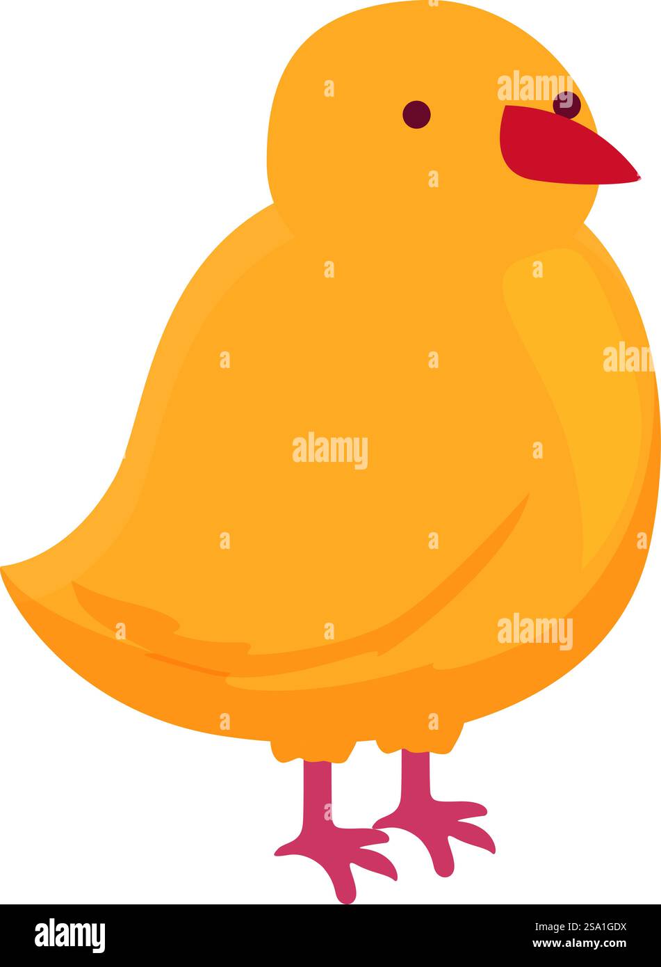 Small chicken icon cartoon vector. Laborer baby. Aviculture stable meat ...