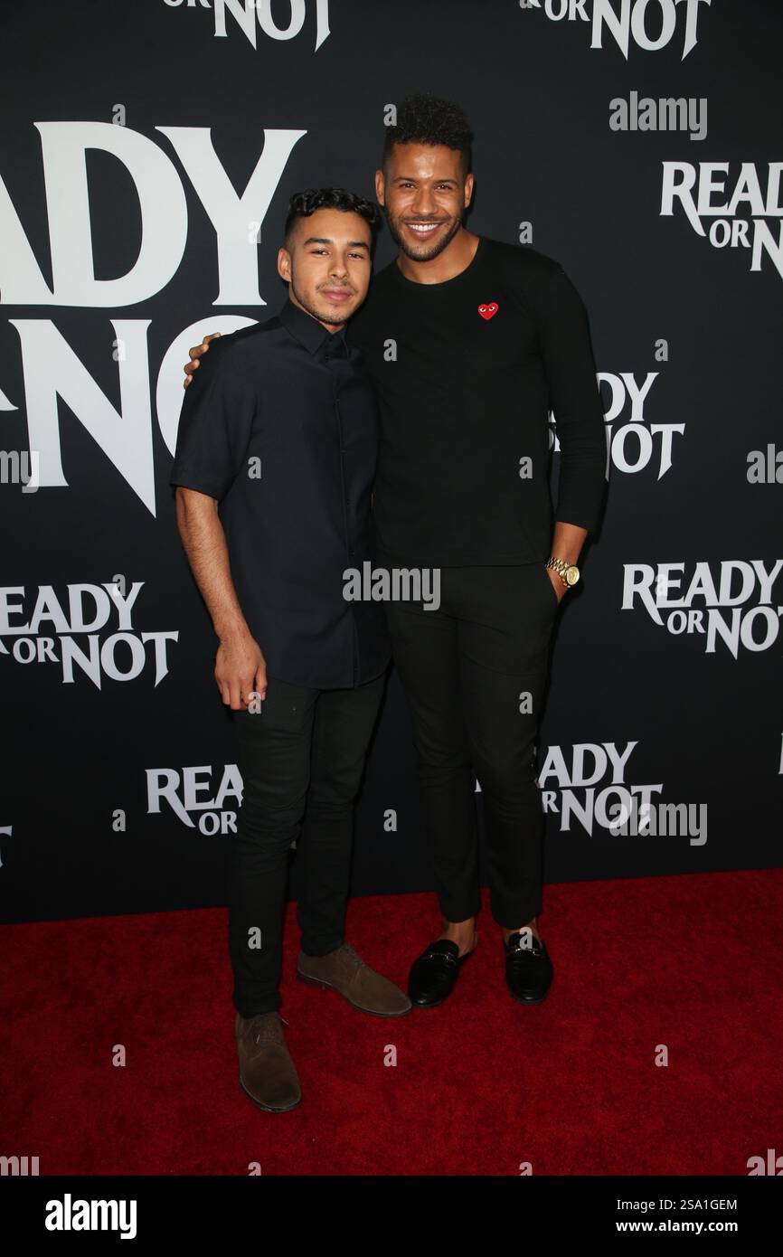 Eric Aviles and Jeffrey Bowyer-Chapman at the 'Ready or Not' film ...