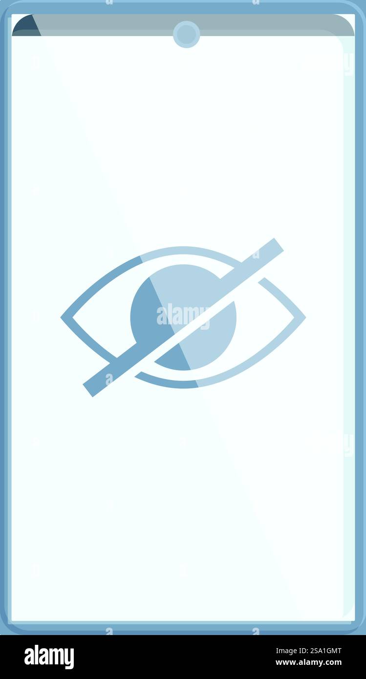 Add vision control icon cartoon vector. Online parental. Social media ...