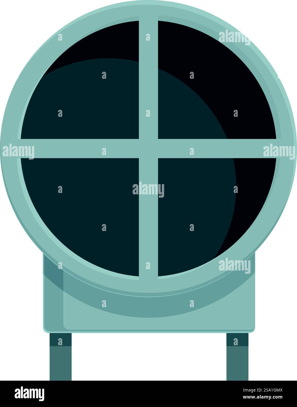 Paper production icon cartoon vector. Factory equipment. Industry press ...