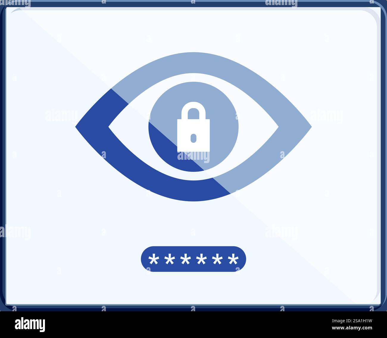 Online privacy control icon cartoon vector. Shield cyber. Using lock ...