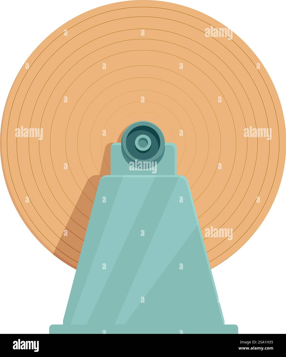 Big paper roll icon cartoon vector. Eco decorative. Facility printing ...