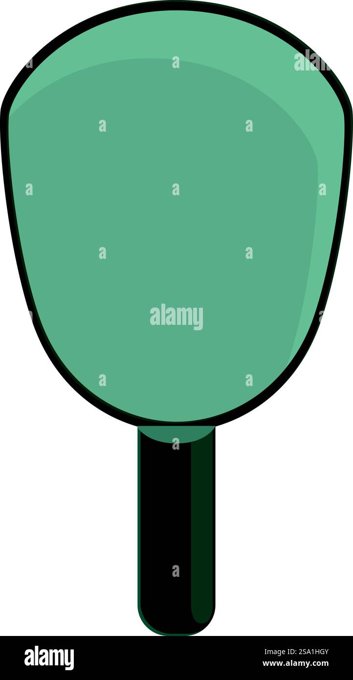 Pickleball paddle icon cartoon vector. Serve badge. Outdoor label ...