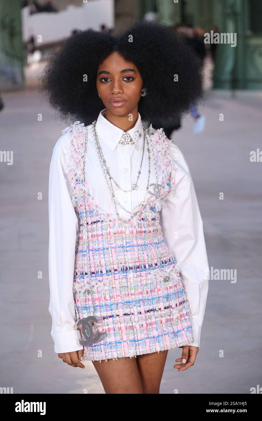 Paris, France. 28th Jan, 2025. Joyce Cisse attends the Chanel Haute ...