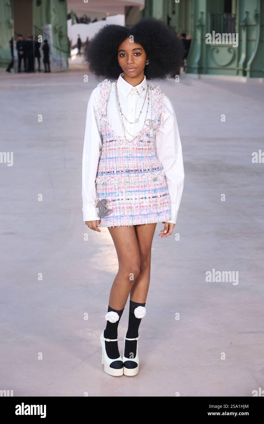 Paris, France. 28th Jan, 2025. Joyce Cisse attends the Chanel Haute ...