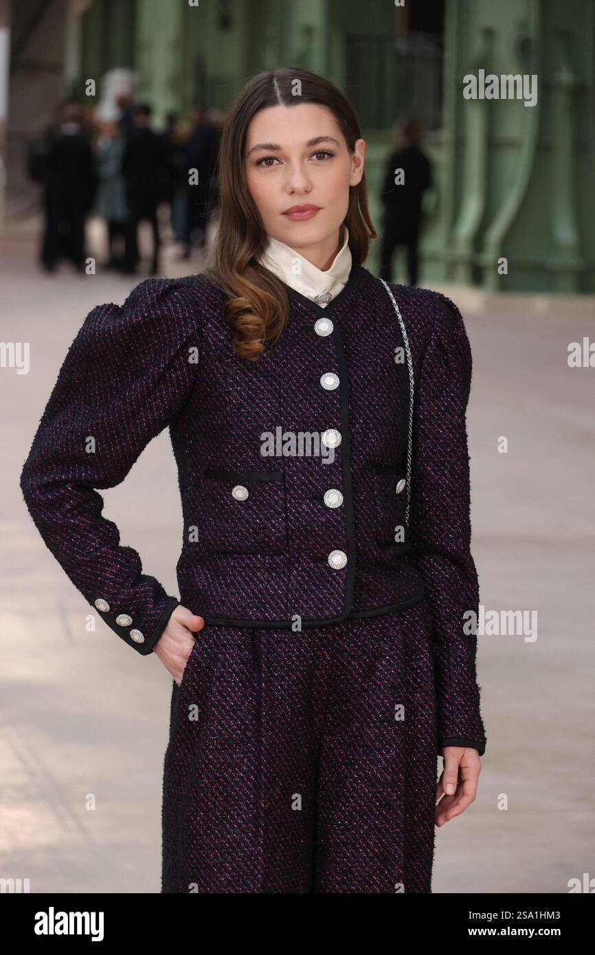 Paris, France. 28th Jan, 2025. Mathilde Ollivier attends the Chanel Haute Couture Spring-Summer ...