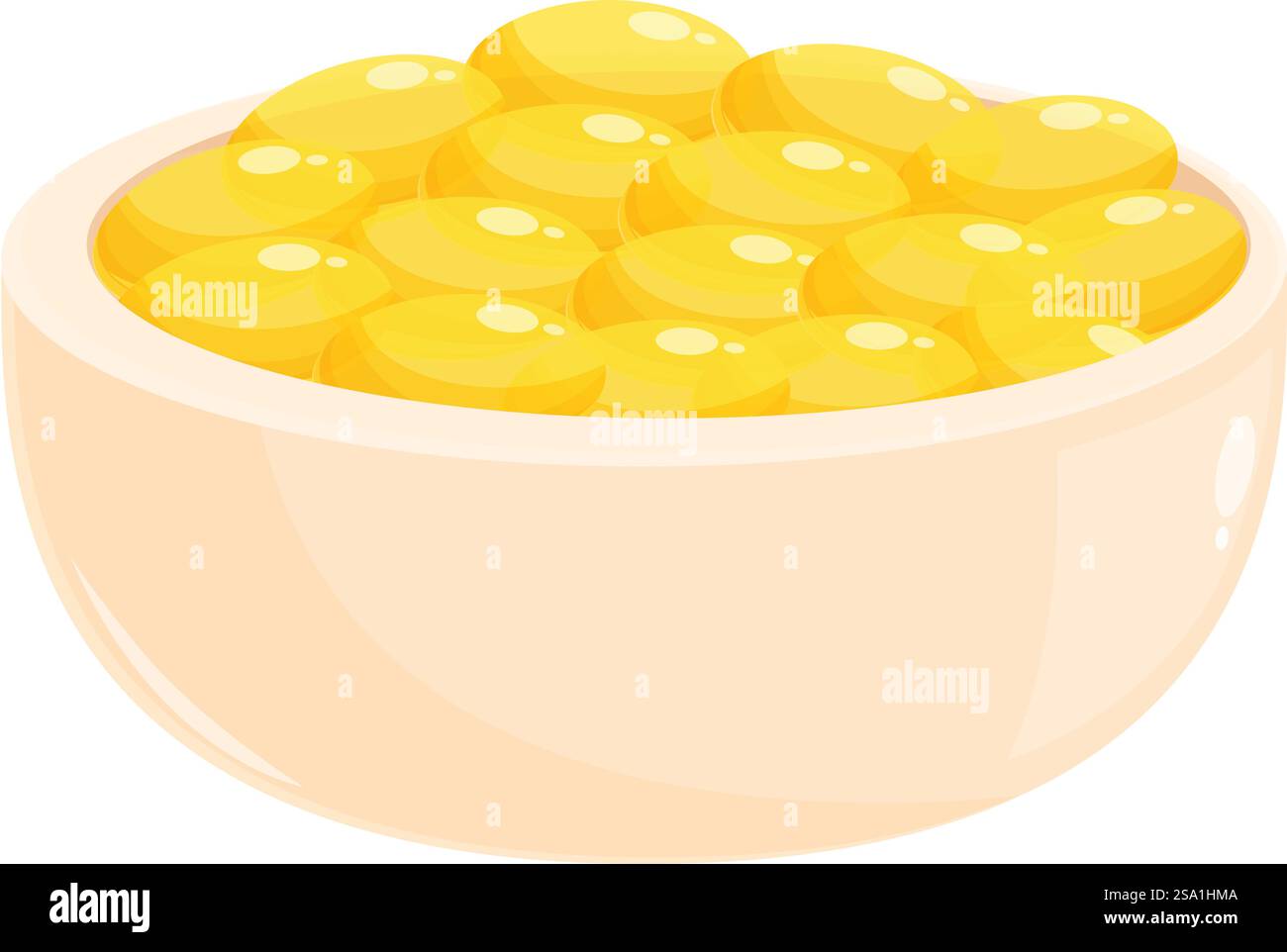 Dietary capsule bowl icon cartoon vector. Medical supplement. Formula ...