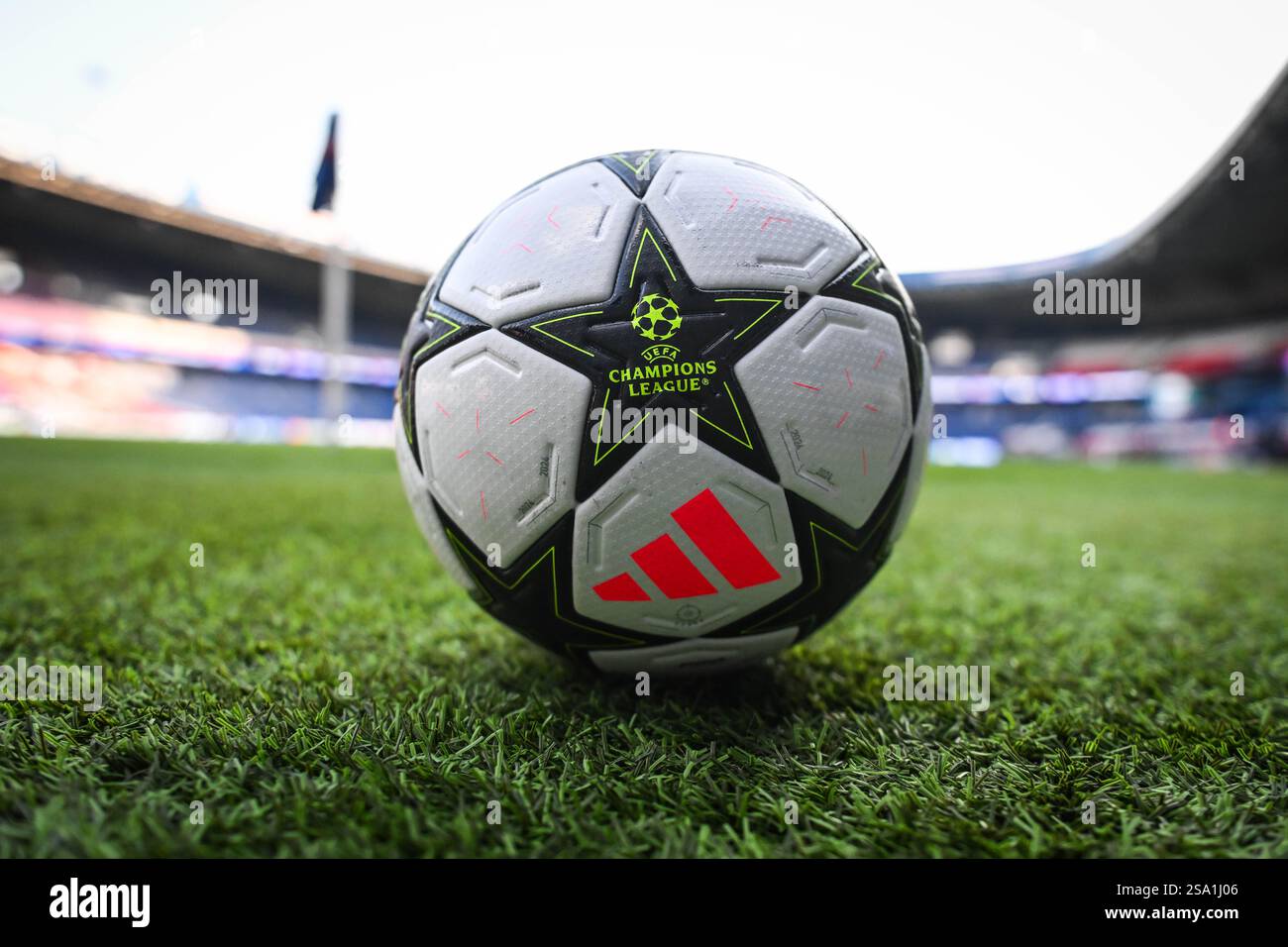 Illustration of the Adidas match ball with the official UEFA Champions ...