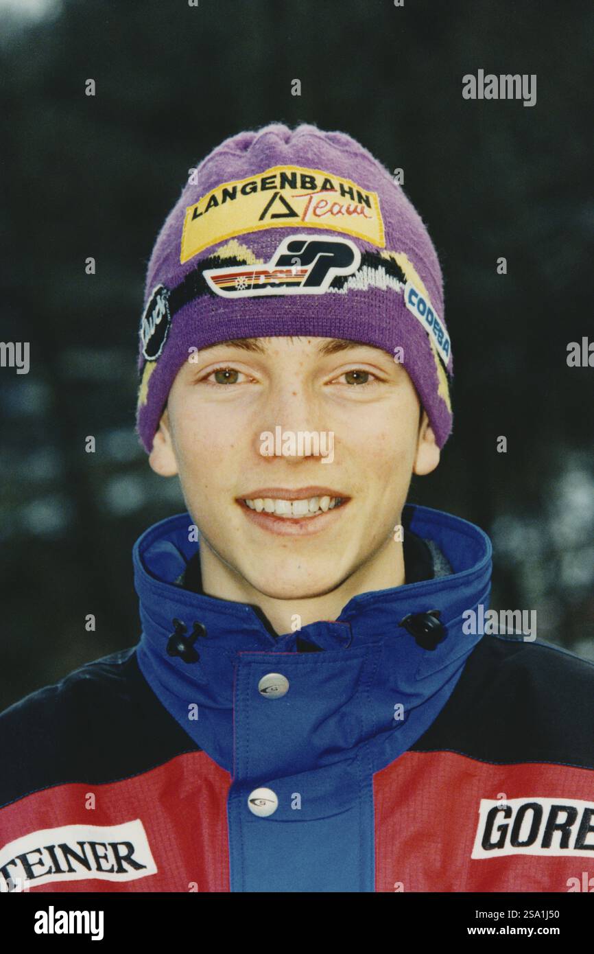 World Cup, Ski Jumping, portrait of Michael Wagner (DEU) in 1997 ...