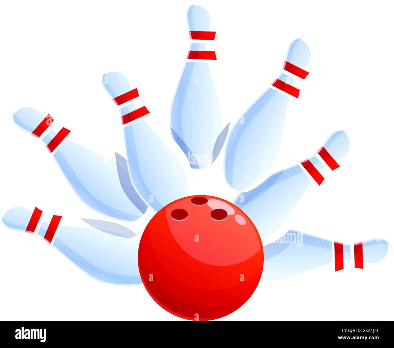 Red ball hit icon cartoon vector. Skittles object. Team party pocket ...