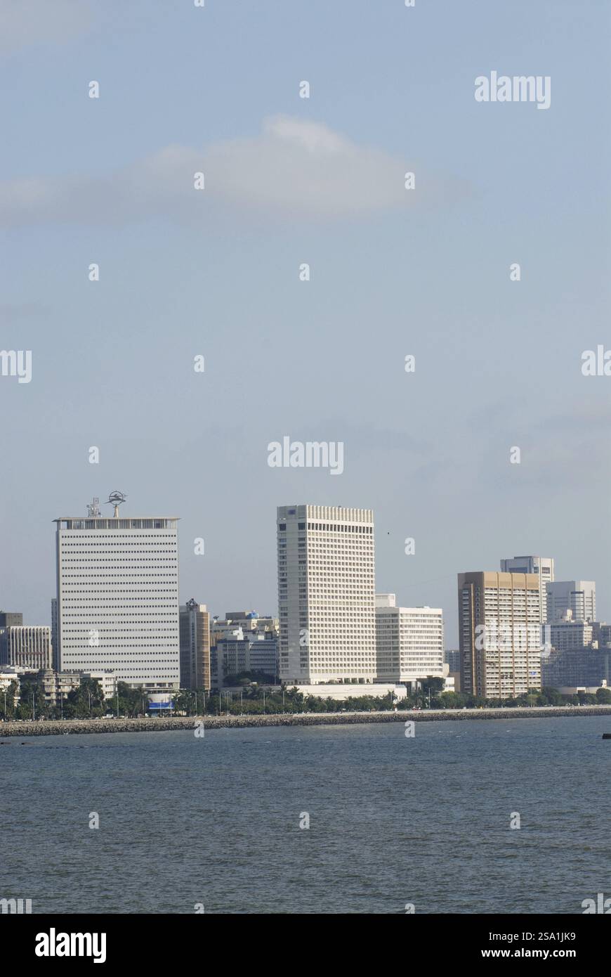 Nariman point with Air India Building, Oberoi Tower at Bombay Mumbai ...