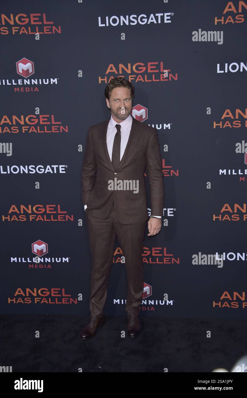 Gerard Butler at the Premiere of Lionsgate's Angel Has Fallen, Los ...