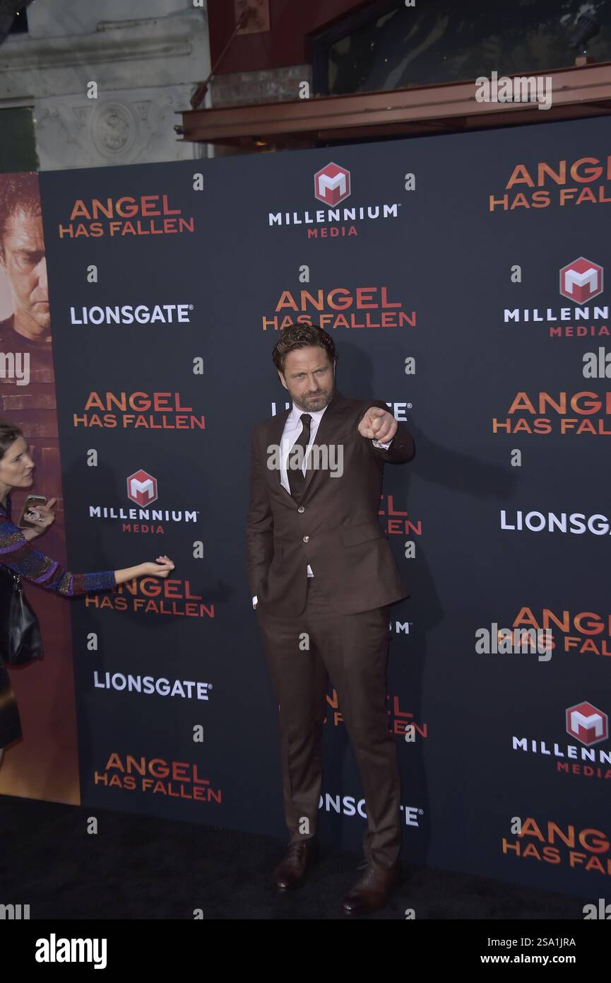 Gerard Butler at the Premiere of Lionsgate's Angel Has Fallen, Los ...