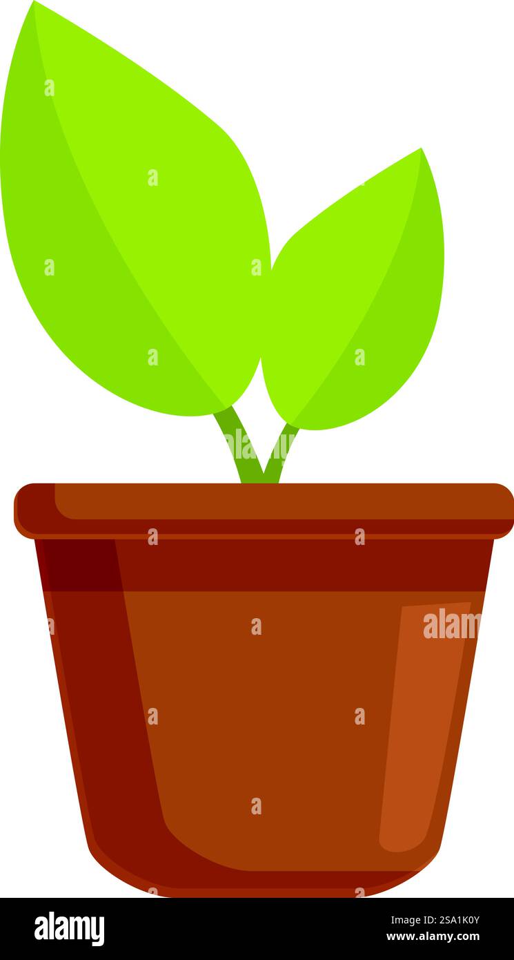 Eco plant pot icon cartoon vector. Green farm energy. Bio fuel power ...