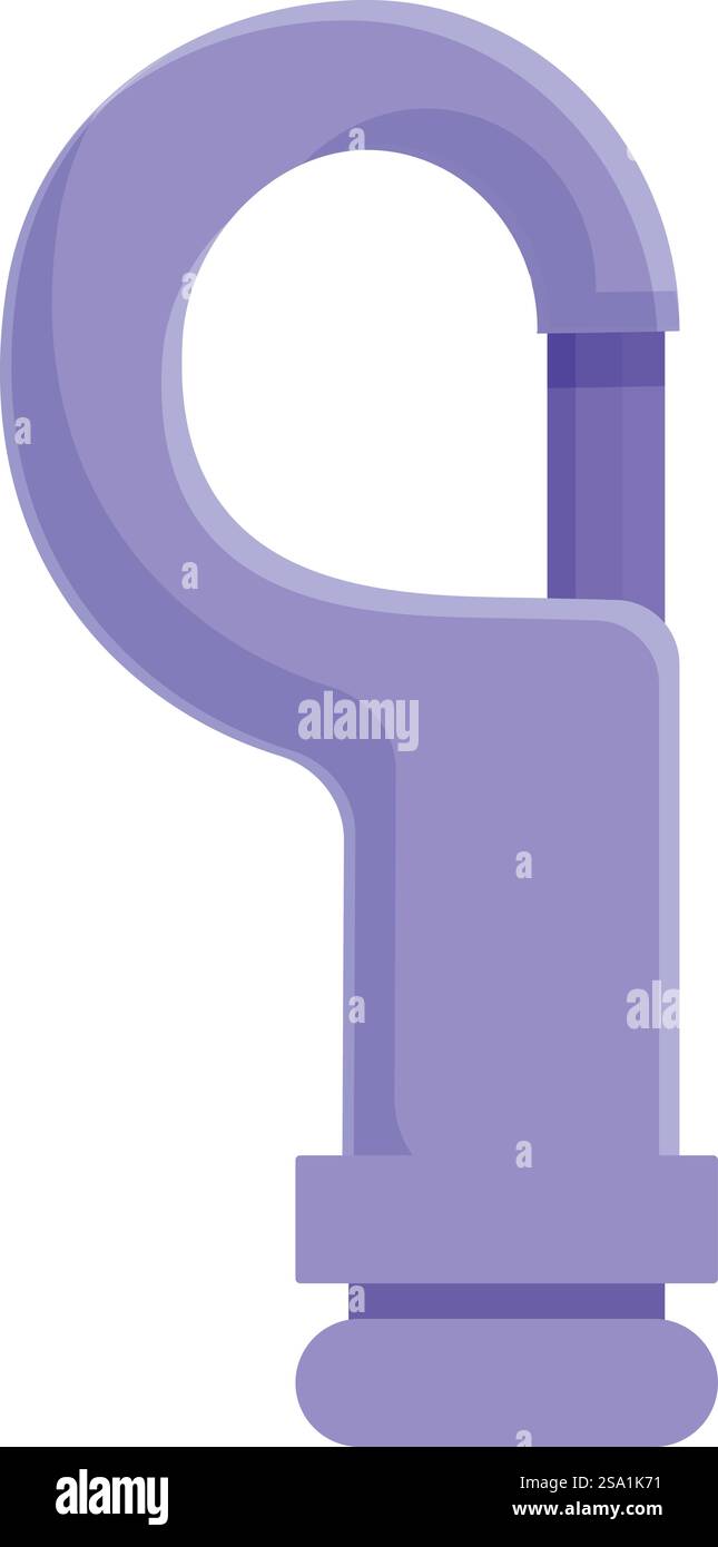 Small carbine icon cartoon vector. Carabine tool. Climbing equipment ...