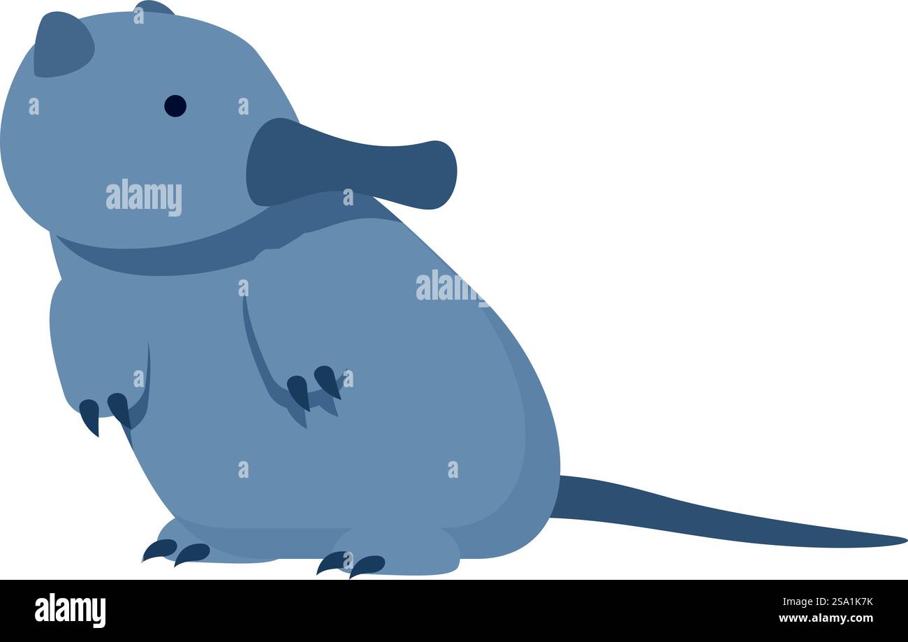 Capybara desman icon cartoon vector. Shrew mammal. Natural baby food ...