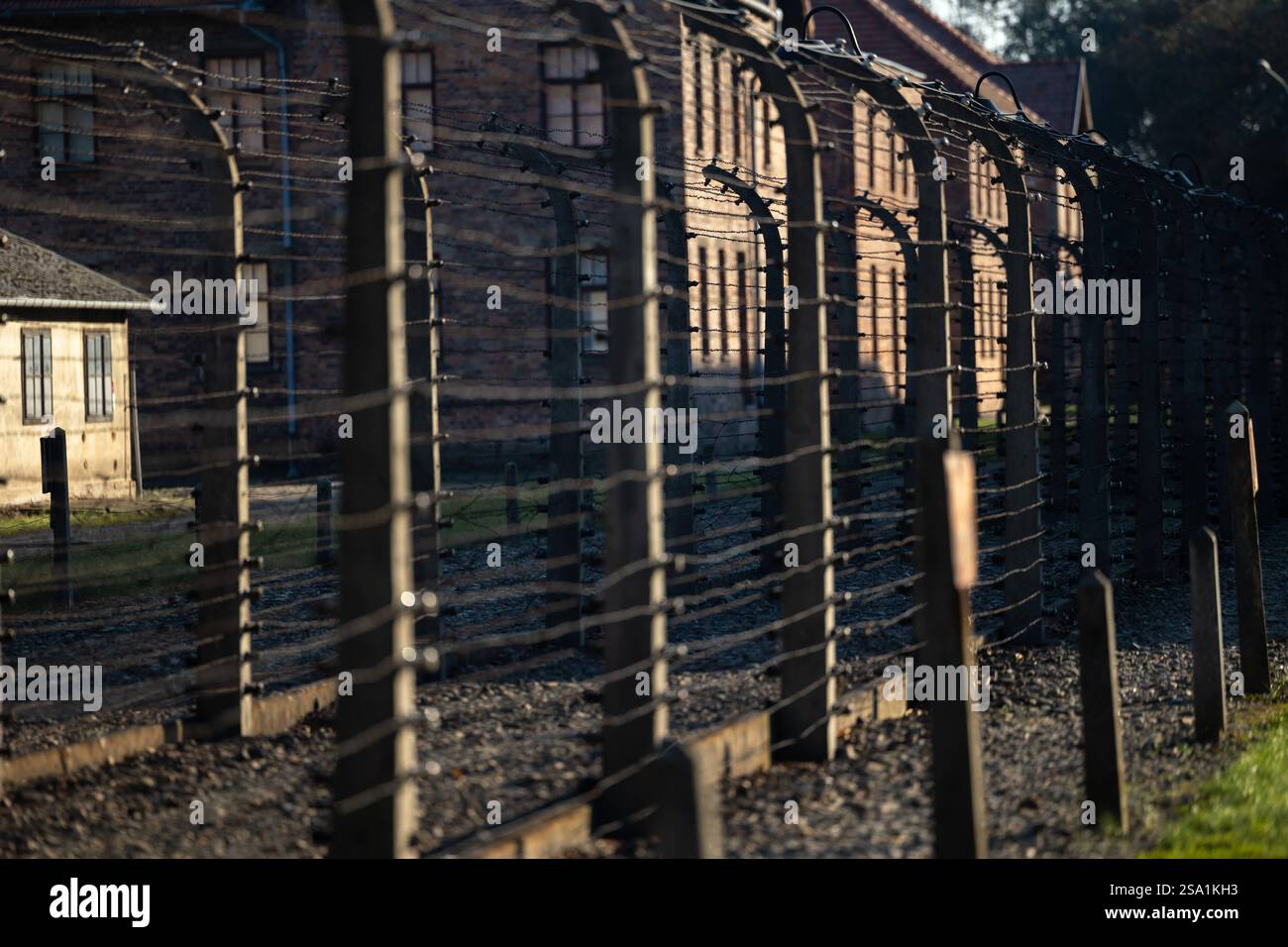 27.01.2025, Fotos der Gedenkstätte Auschwitz zum 80. Jahrestag der ...