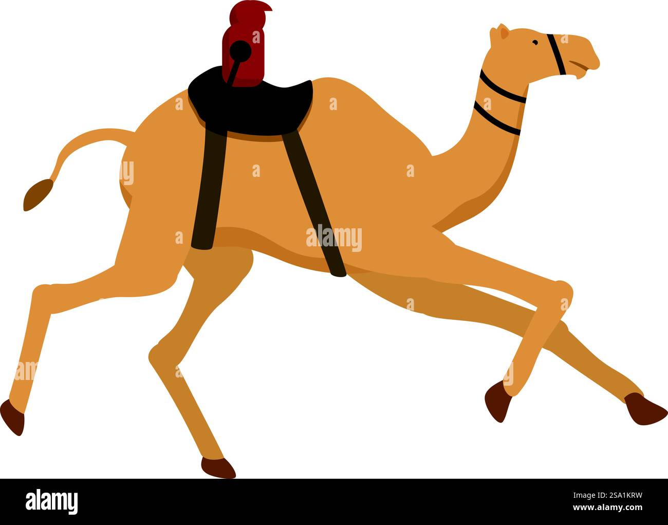 Festival activity race camel icon cartoon vector. India track. East ...