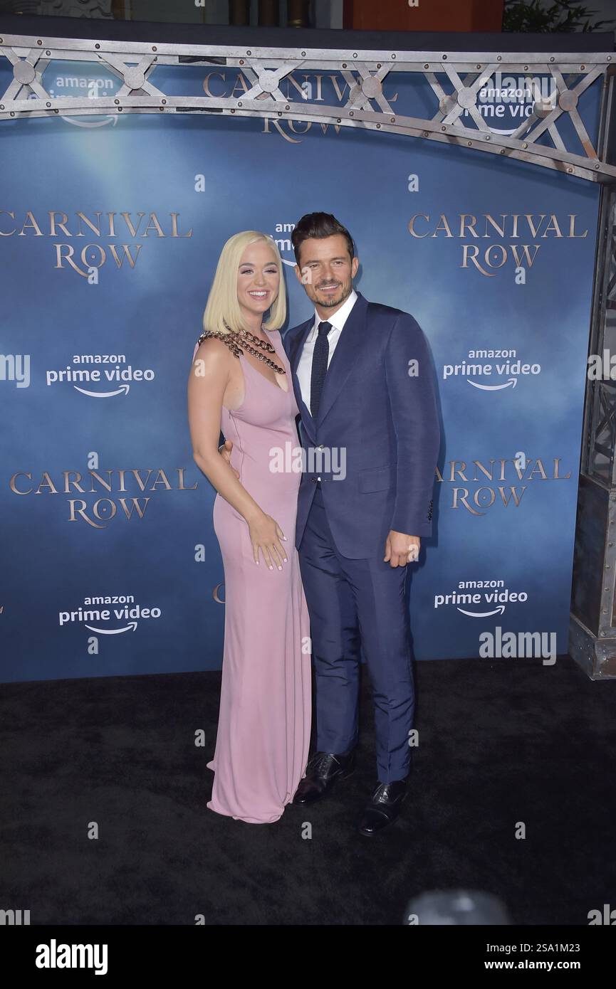 Katy Perry and Orlando Bloom at the LA Premiere of "Carnival Row", Los ...